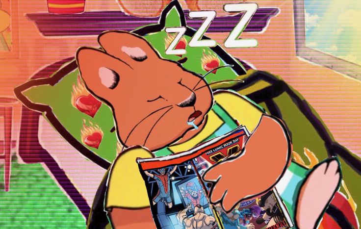 Louise Sleeping While Reading Snoring And Drooling Hd Max And Ruby Scooby Scooby Doo
