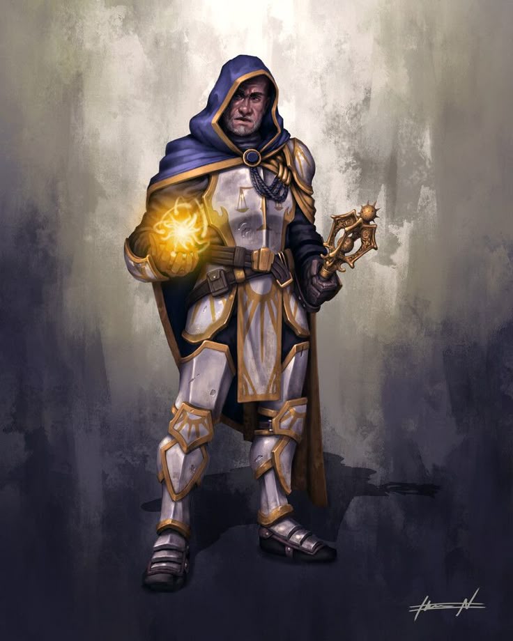 Artstation Dandd Commission Ullzall Cleric Chevron Lowery Cleric Dandd Dnd Cleric