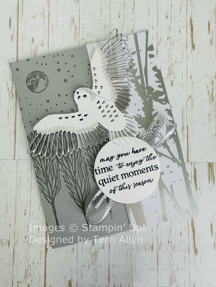 Winter Owls Stampin Up Owl Christmas Card Winter Owl Stampin Up Christmas Cards
