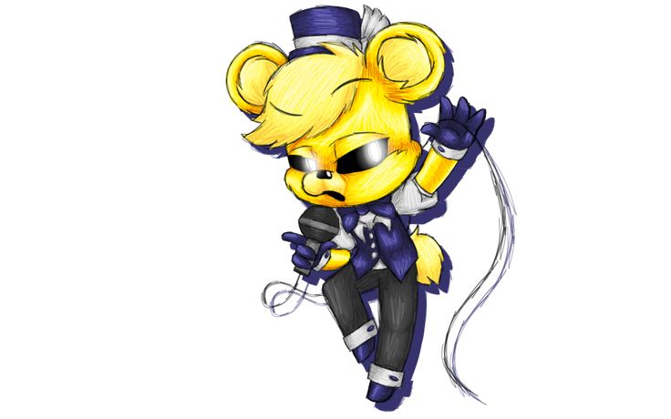 Fnaf Chibi Mangle Design By Sarah15378 On Deviantart Chibi Fnaf Golden Design