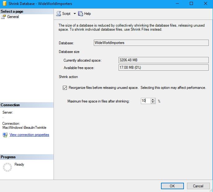Shrink Database File (mdf) In SQL Server Shrink Database File (mdf) In SQL Server