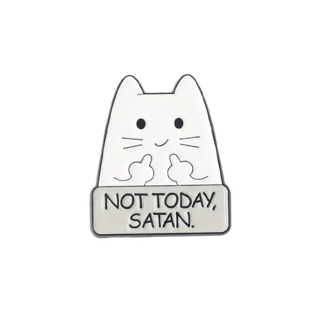 Quote Cat Pins Cat Enamel Pin Enamel Pins Cat Pin