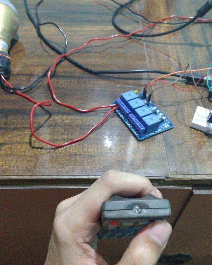 Ir Infrared Diode Decoding Arduino Uno 5v Relay Module Dvd Remote Control