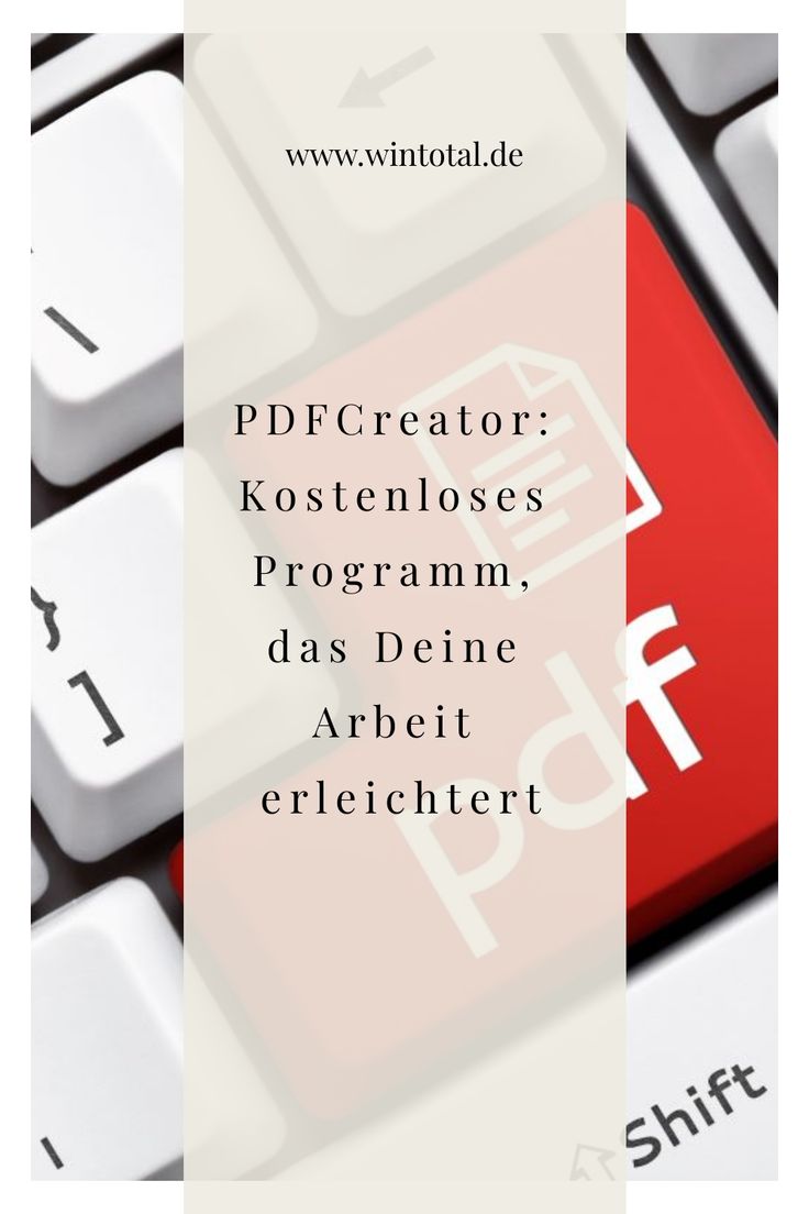 PDFCreator: Kostenloses Programm, das Deine Arbeit erleichtert | The ... PDFCreator: Kostenloses Programm, das Deine Arbeit erleichtert | The ...