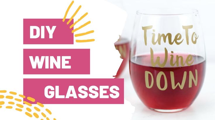 Diy Wine Glasses With Your Cricut Easy Cricut Wedding T Youtube Diy Wine Glasses