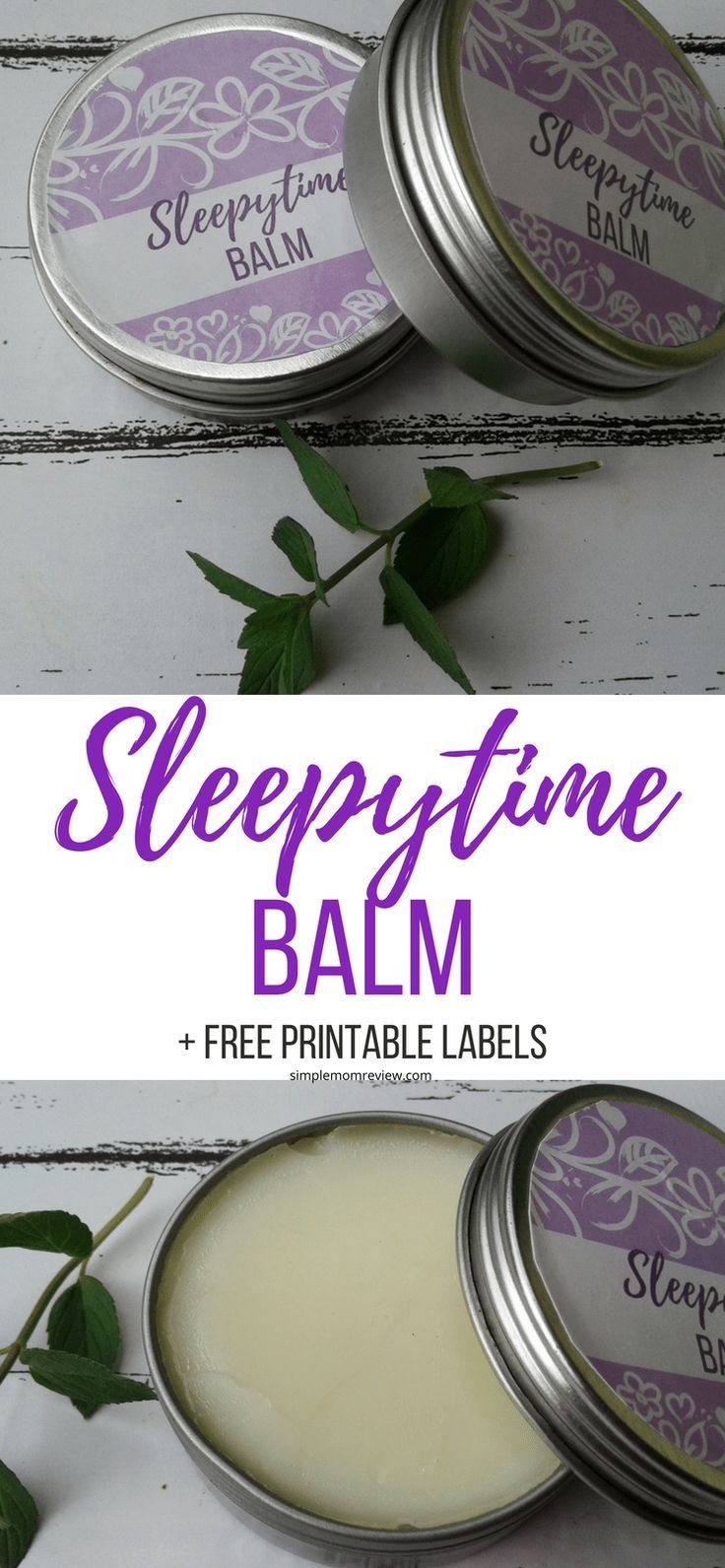 Sleepytime Balm with Free Printable Labels - Simple Mom Review | Recipe ... Sleepytime Balm with Free Printable Labels - Simple Mom Review | Recipe ...