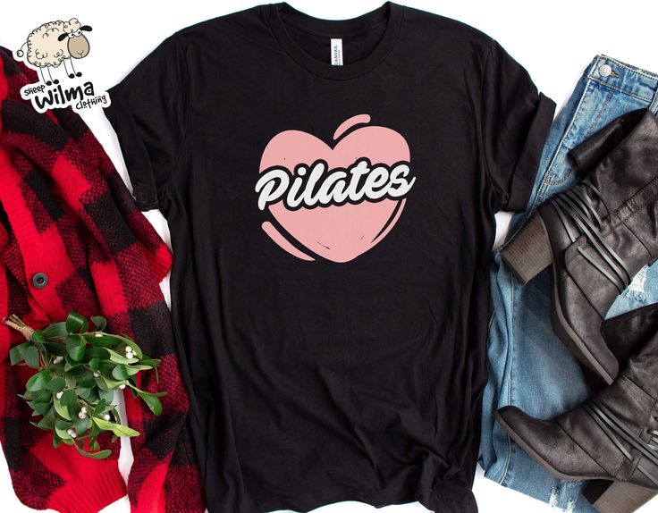 Pilates Shirt Pilates Teacher Ts Workout Pilates Instructor T Pilates Heart Shirt I