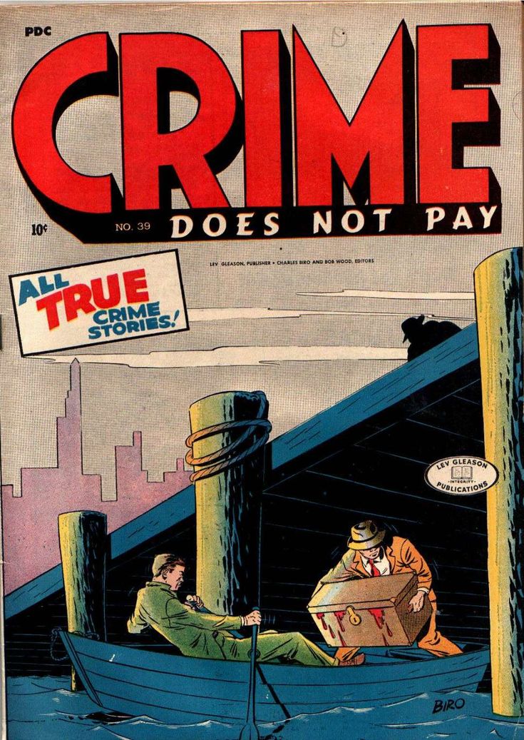 Comic Book Cover For Crime Does Not Pay 39 Crime Comics Comics Crime