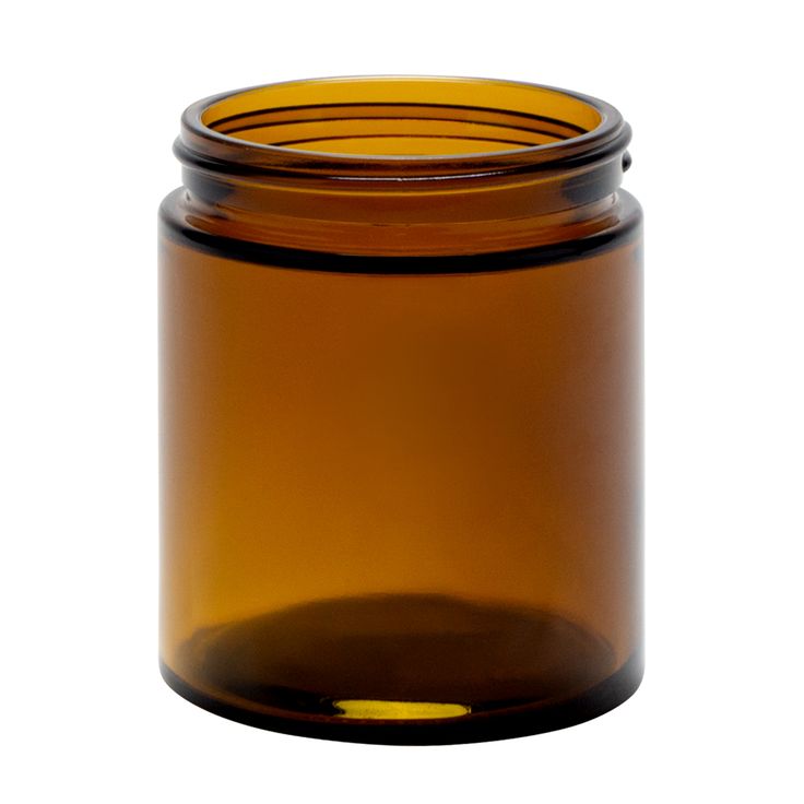 6 Oz Amber Straight Sided Jar 63 400 Finish Amber Glass Jars Jar Amber Jars