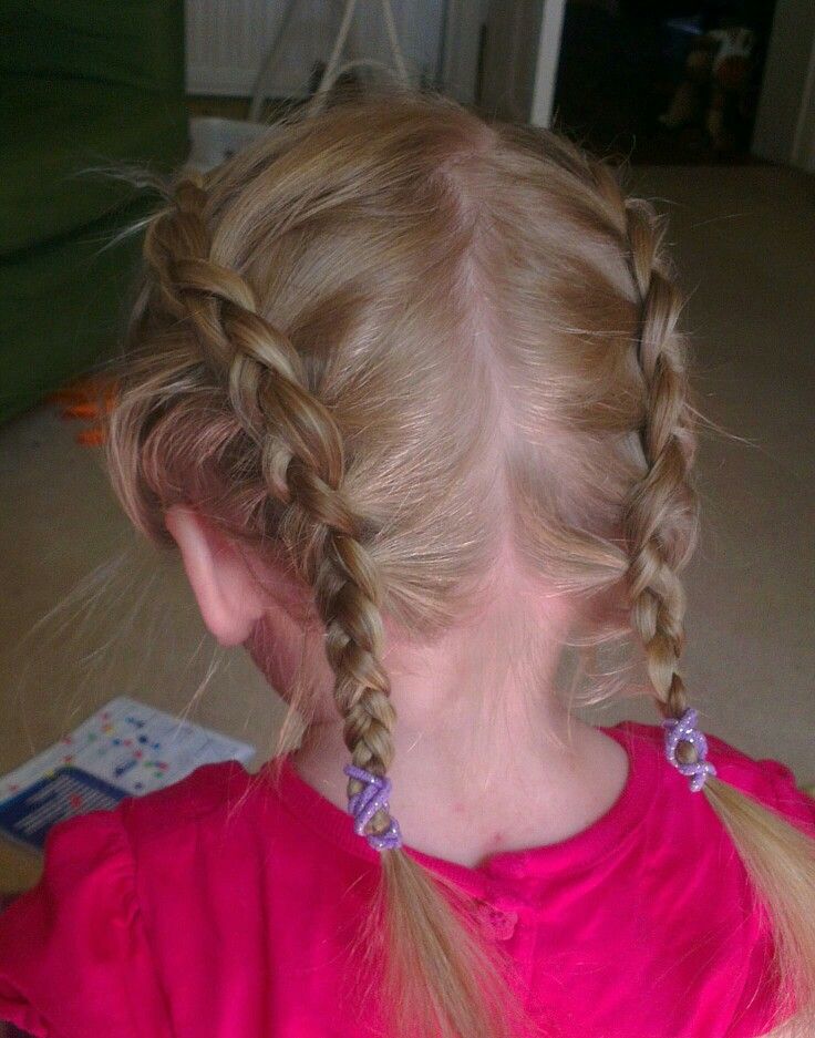 Double Dutch Braids On A 20 Mth Old