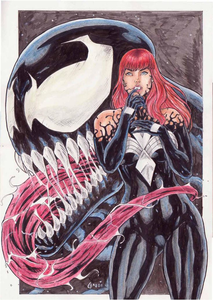 Mery Jane By Gregohq Comic Art Venom Comics Character Art