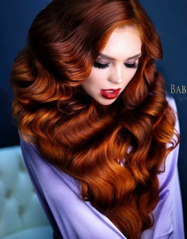 Curls For Long Hair Long Red Hair Girls With Red Hair Big Hair