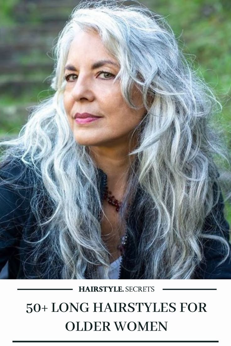 Gray Hairs And Dye Free Long Hairstyles Can Be Equally Or Even More