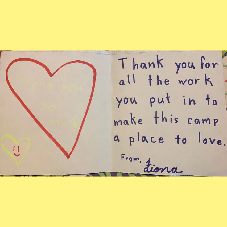 Handwritten Thank You Letters from Camp Felix Campers Handwritten Thank You Letters from Camp Felix Campers