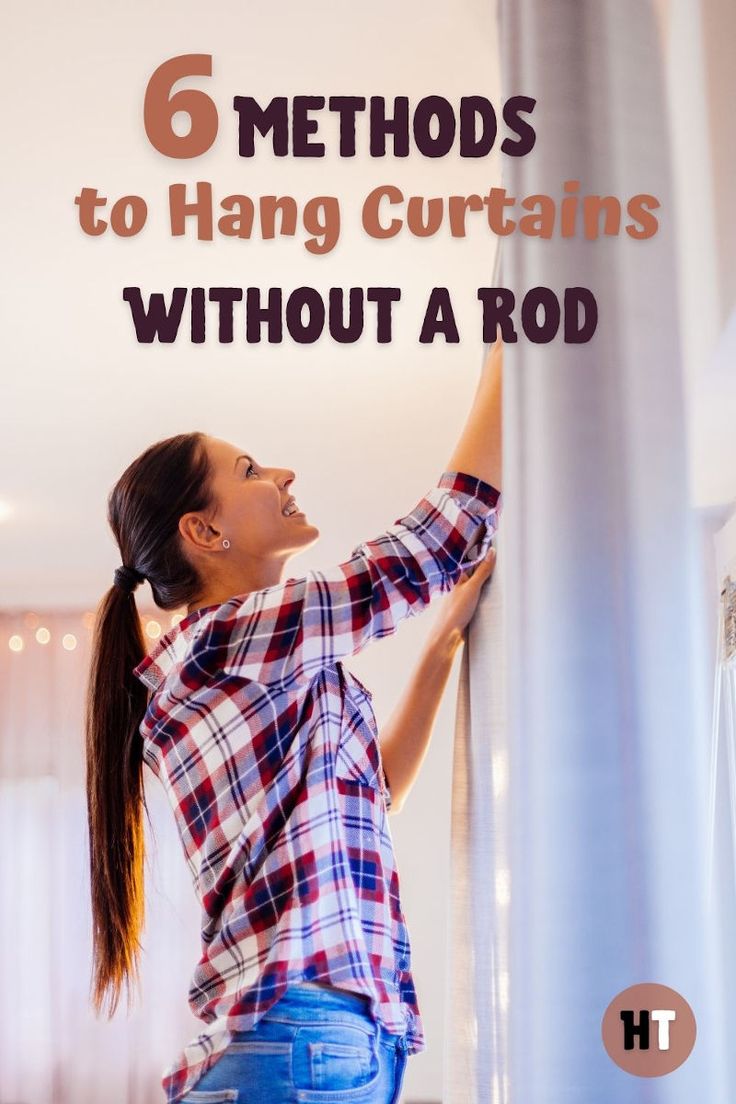 6 Methods to Hang Curtains Without a Rod House Trick