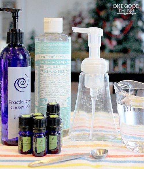 How To Make Foaming Hand Soap W Castile Soap Foaming Hand Soap