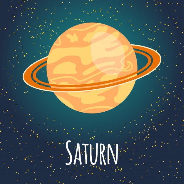 Planeta Saturno Para Colorear Imágenes Gratis