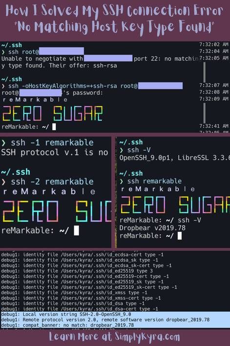 How I Solved My SSH Connection Error: No Matching Host Key Type Found How I Solved My SSH Connection Error: No Matching Host Key Type Found