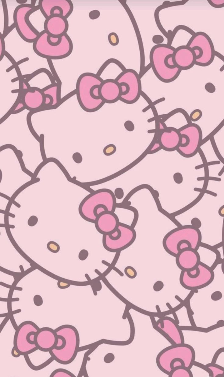 Hello Kittyli Duvar Kağıtları Şirin çizim Hello Kitty Hello Kitty Duvar Kağıdı