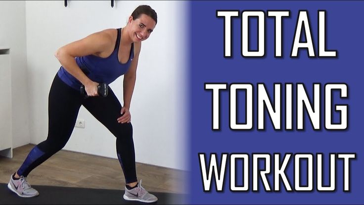 20 Minute Total Body Toning Workout With Dumbbells Full Body Toning Ex