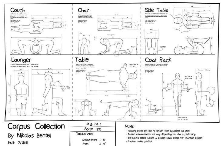 Nik Bentel Patents His Body As Actual Furniture Collection