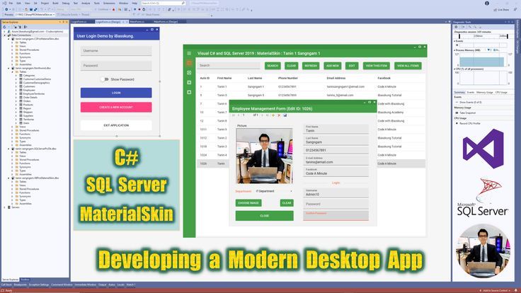 👨🏫 4k Online Course Developing A Professional Modern Desktop App Using C And Sql Server Sql