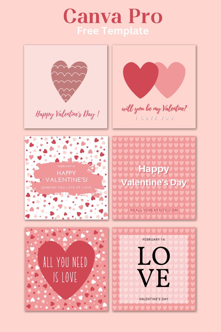 Valentines Day Instagram Post Template Valentines Day Card Templates