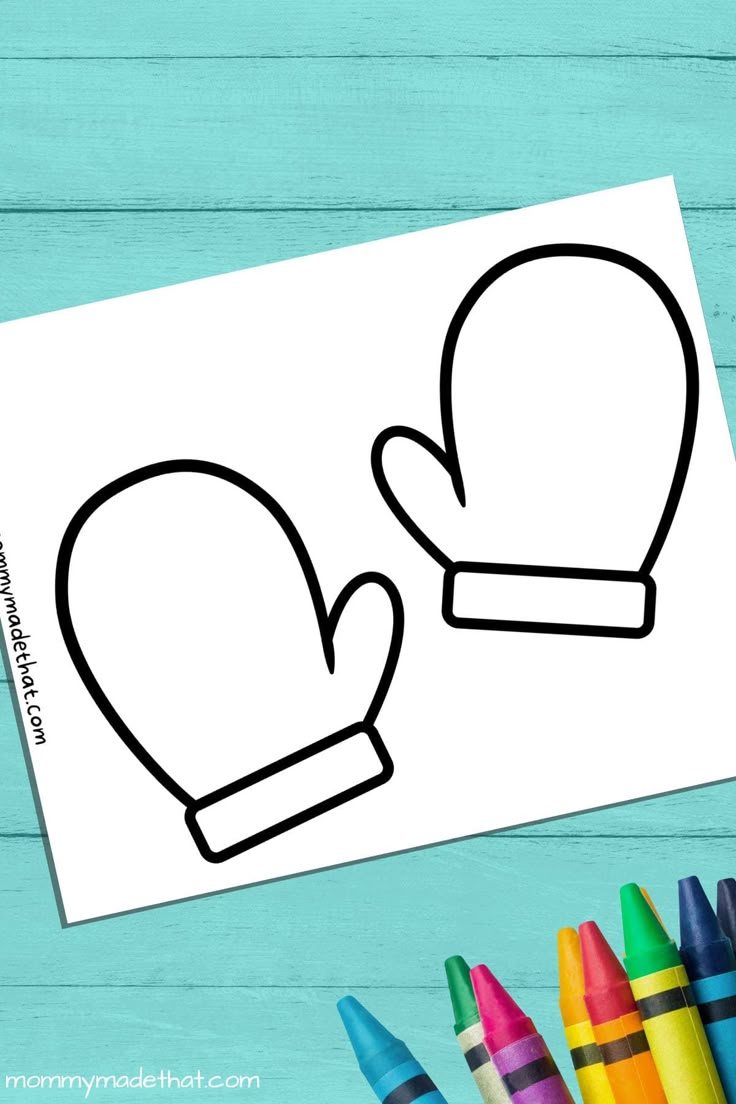 Mitten Templates (Tons of Fun Free Printables) | Mittens template ... Mitten Templates (Tons of Fun Free Printables) | Mittens template ...