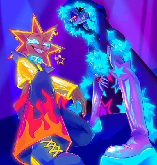 Glamrock Sundrop And Glamrock Moondrop In 2022 Sun And Moon Drawings