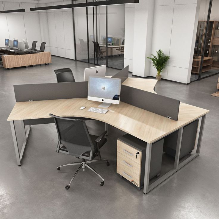 Creative Furniture Arian Design Series Three Seater Face To Face Office Workstation Cluster
