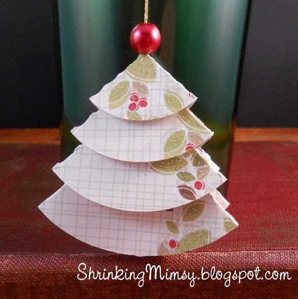 Shrinking Mimsy: Christmas Tree Ornament Craft Shrinking Mimsy: Christmas Tree Ornament Craft