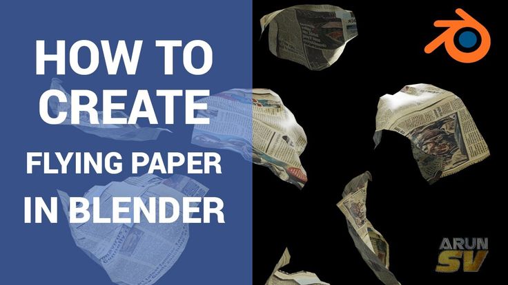 How To Simulate Flying Newspaper In Blender 2 92 Tutorial In Tamil Arun Sv Blender Tutorial