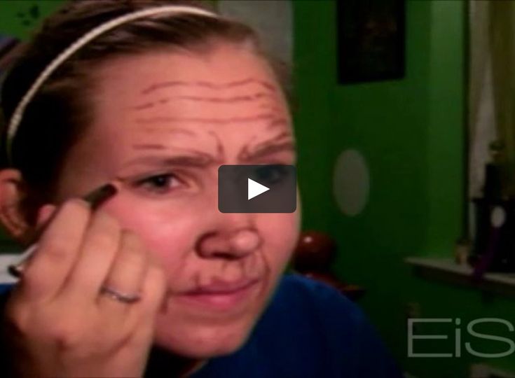 Halloween Make Up Tutorial Week 3 Old Woman Old Lady Makeup Old
