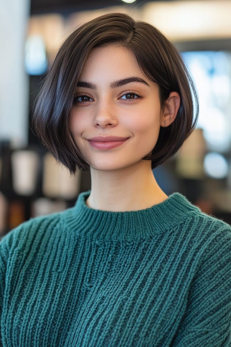 50 Best Short Bob Haircuts And Hairstyles For Women Sleek Short Hair Short Hair Styles For