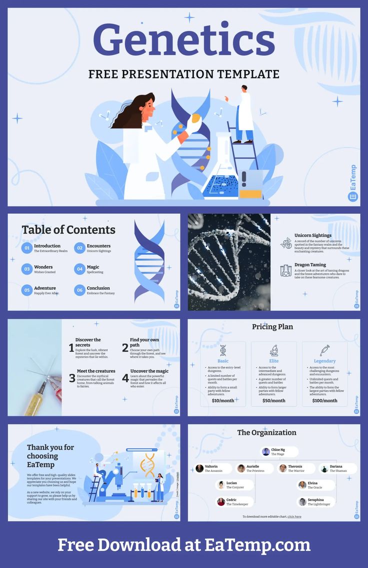 Genetics PPT Presentation Template - Free PowerPoint Templates, Google ... Genetics PPT Presentation Template - Free PowerPoint Templates, Google ...