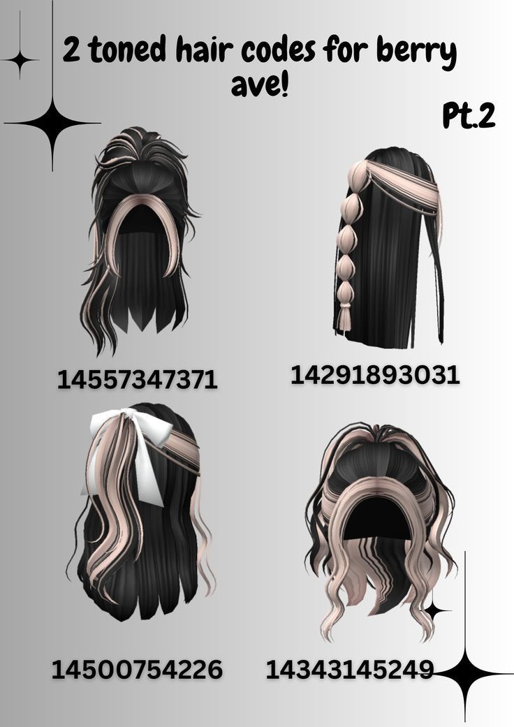 Pin By Ikari I On Pelo Roblox Black Hair Roblox Two Toned Hair Roblox