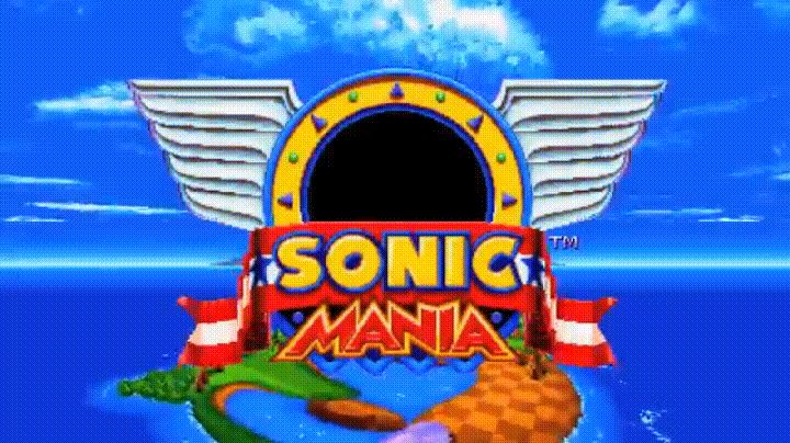 Sonic Mania Title Screen Better Version Sonic Mania Sonic Classic Sonic