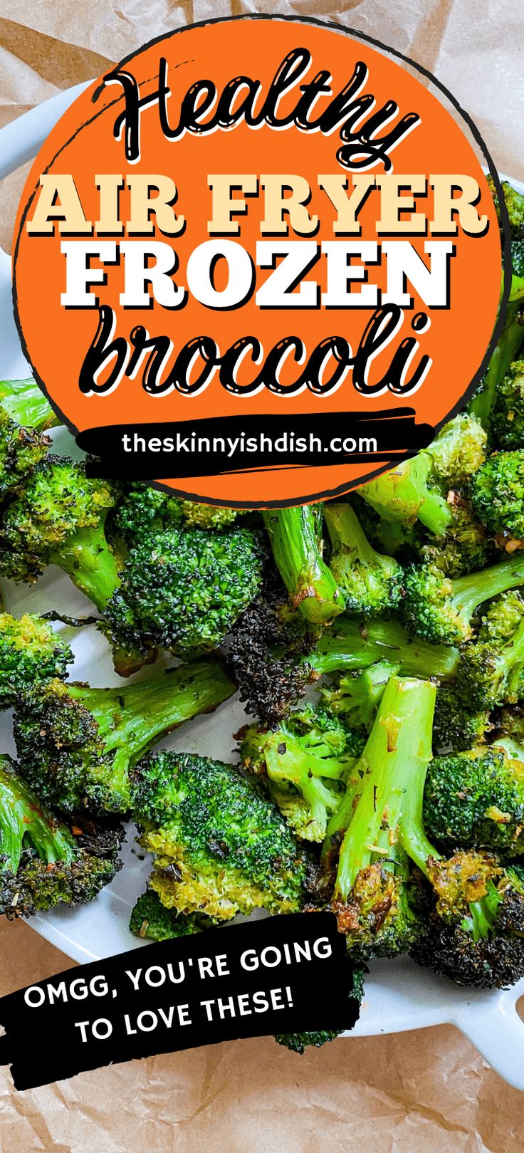 Super Easy Air Fryer Frozen Broccoli Recipe In 2023 Frozen Broccoli Recipes Frozen Broccoli