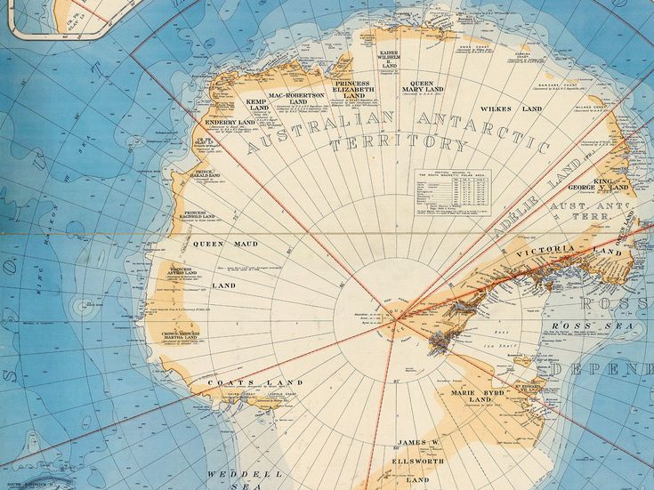 Vintage Map of Antarctica, Old Antarctica Map, Antarctica Wall Art ... Vintage Map of Antarctica, Old Antarctica Map, Antarctica Wall Art ...