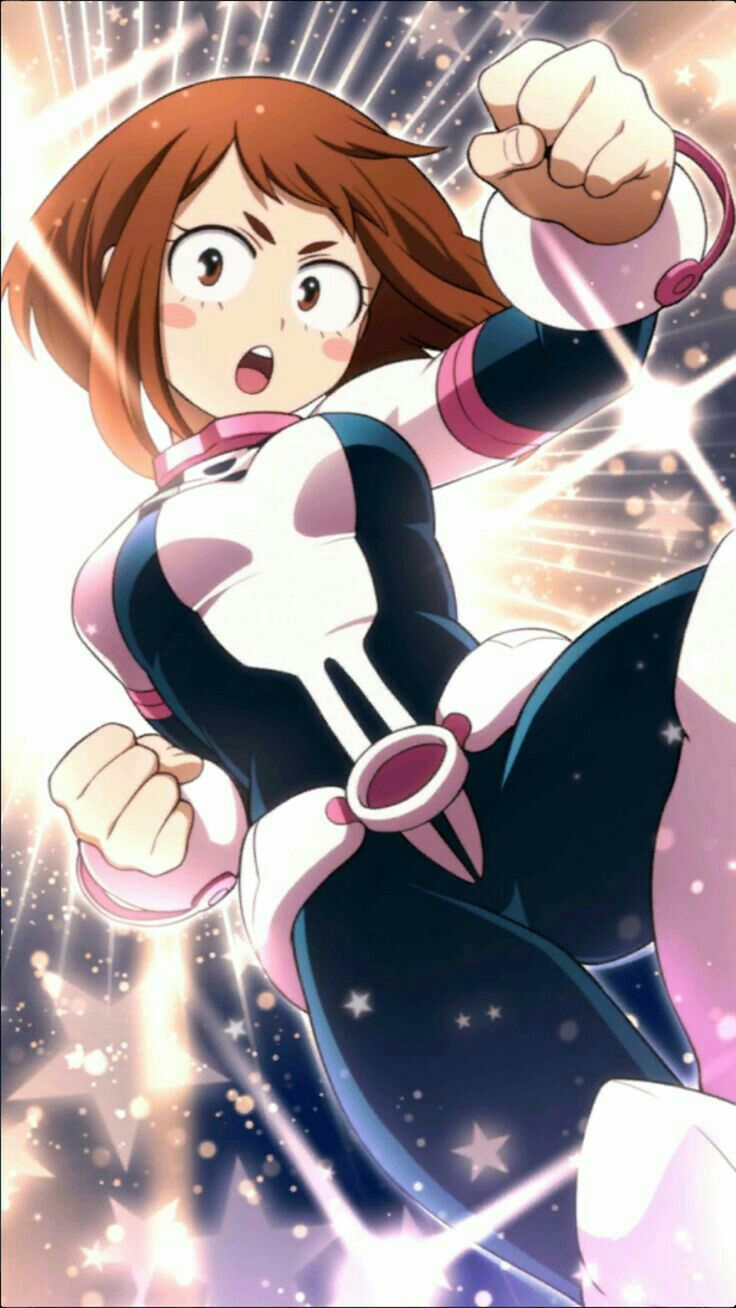 Uraraka My Hero Academia Fond Decran Dessin Papier Peint Héros Heroes