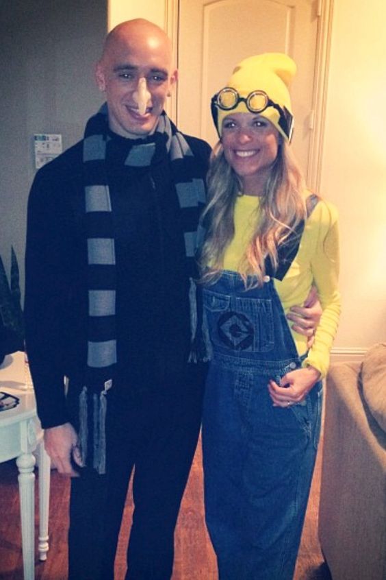 Minion And Dr Gru Ryan Costumes Minion Halloween Costumes Couple Halloween Costumes Couple