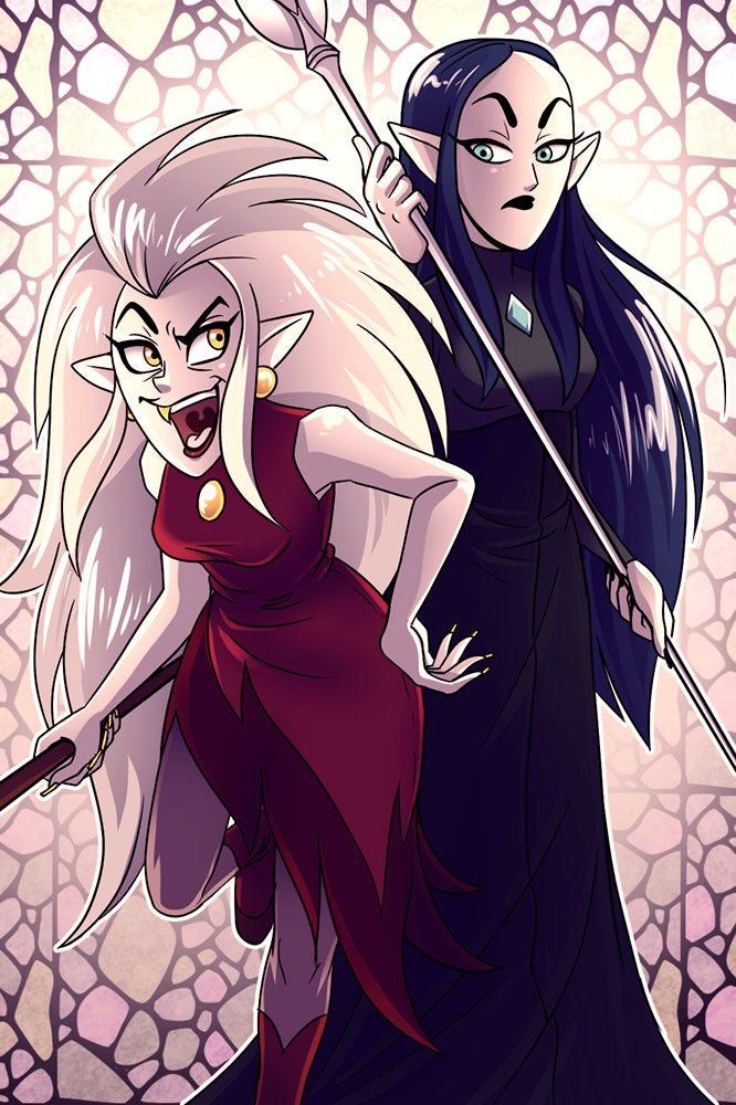 The Owl House Eda And Lilith Mini Print 4x6 Disney Owl House The Owl House Owl House Fanart