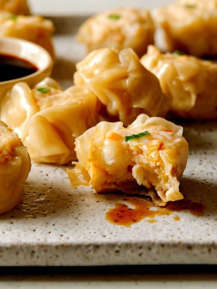 Shrimp Shumai Recipe How To Form Shumai Spoon Fork Bacon Recipe