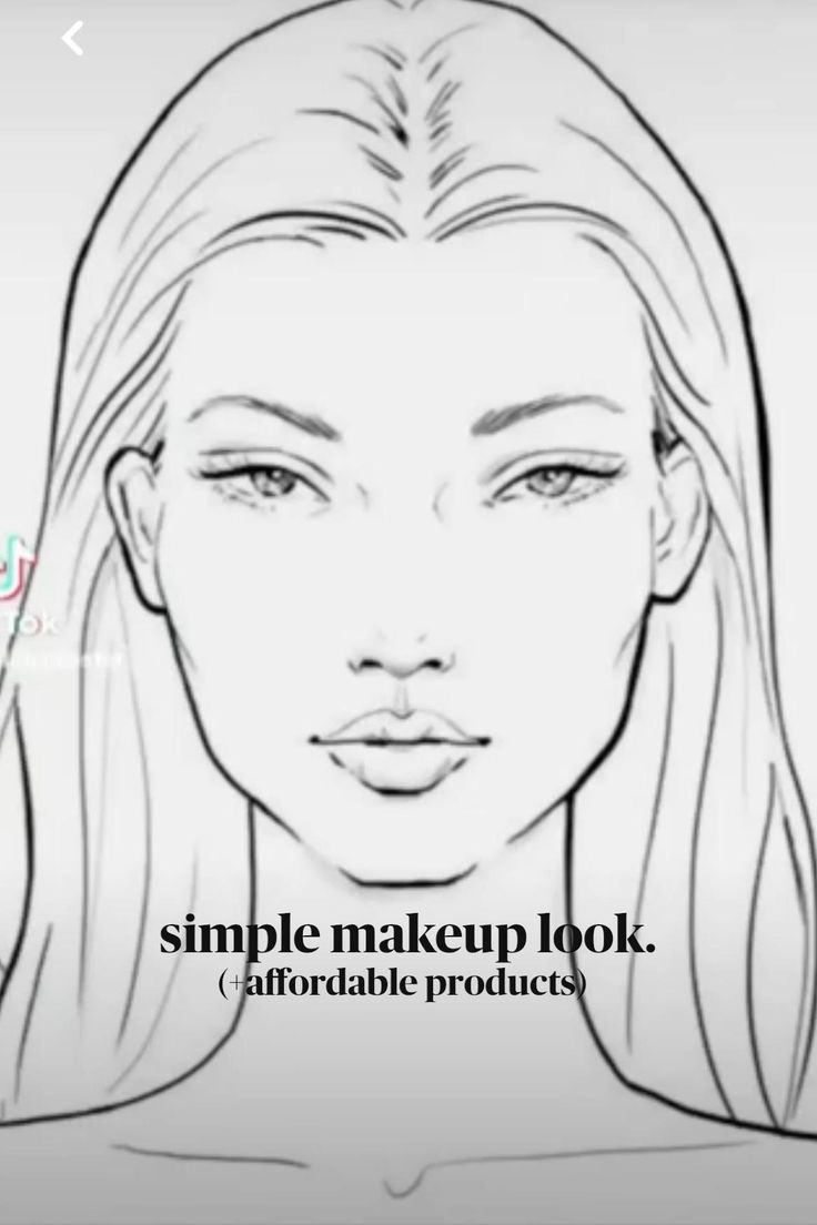 Simple Makeup Look Makeup Routine Makeup Face Charts Simple Makeup Looks