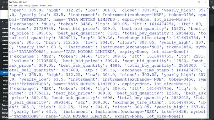 Websocket Streaming Data Quote Update Live Feed Alice Blue Api In Python
