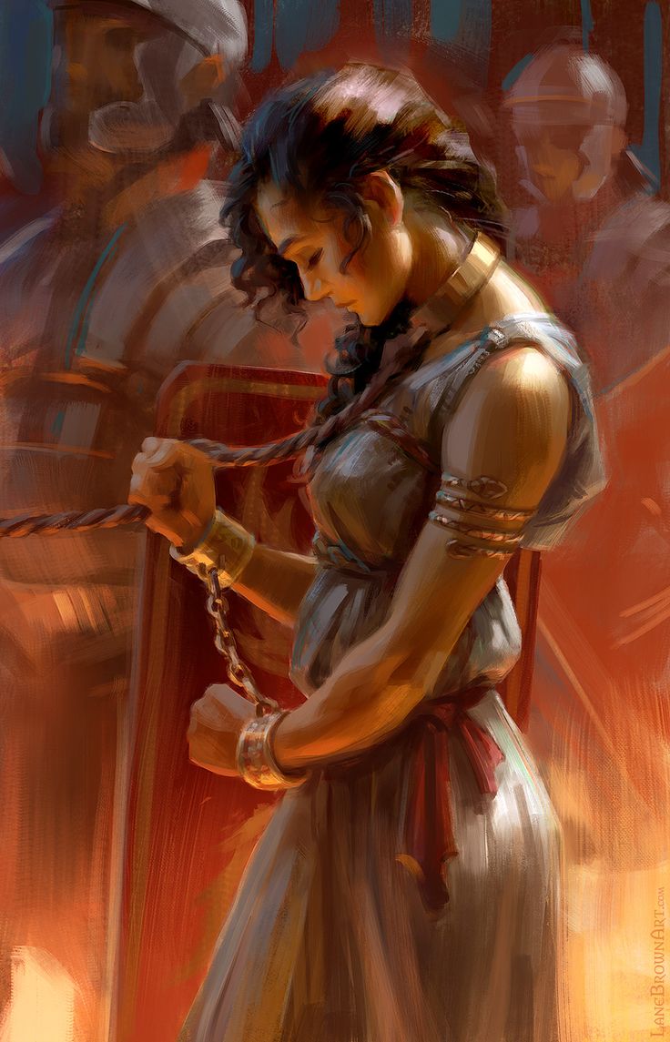 The Defeated Queen Was Marched Through The Streets In Chains Fantasy