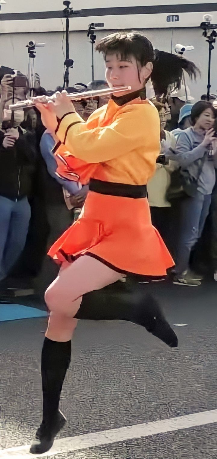 Asian Cheerleader Marching Band Cheerleading Orange Style Fashion Swag Moda Fashion Styles