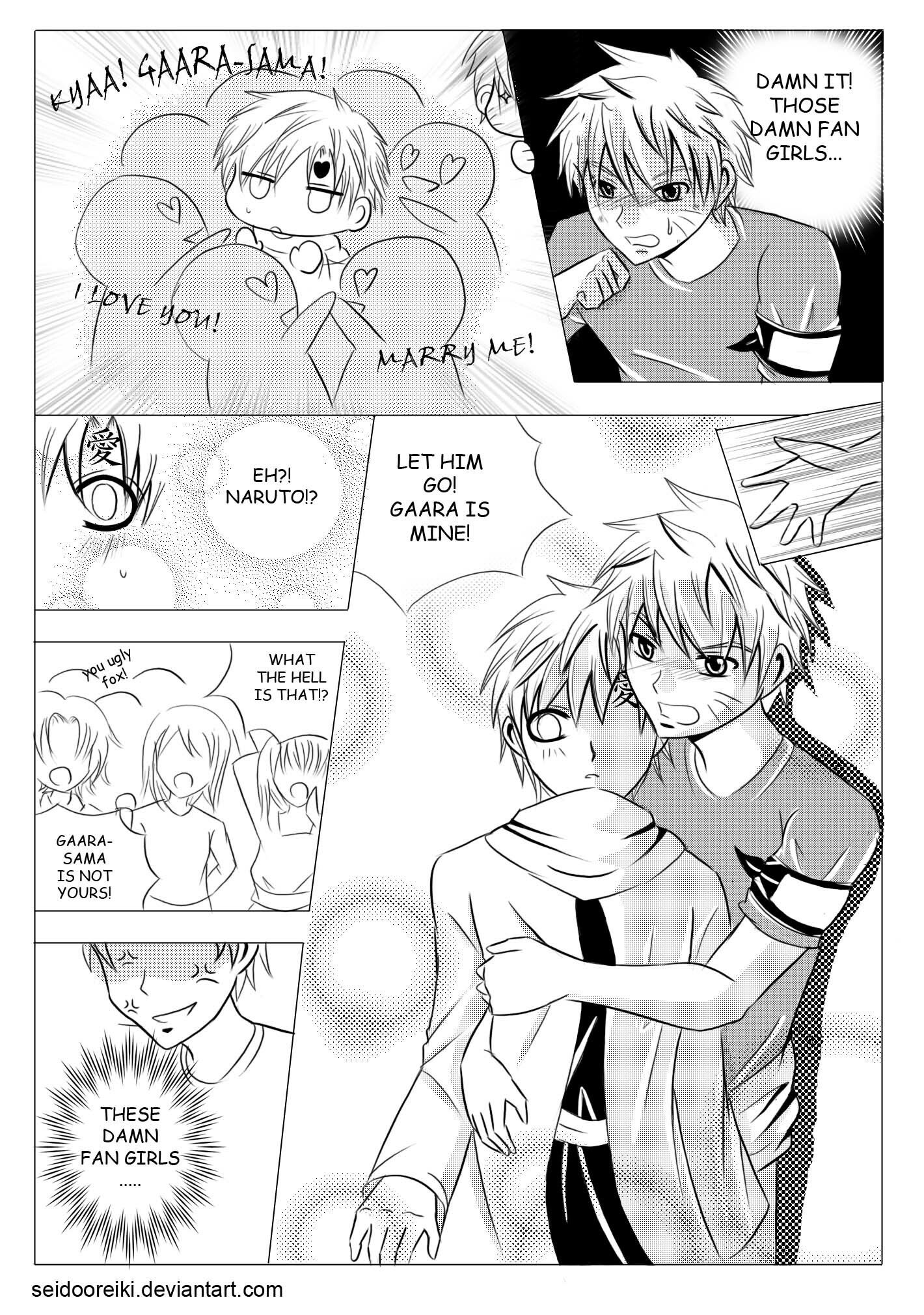 Gaara X Naruto Doujinshi