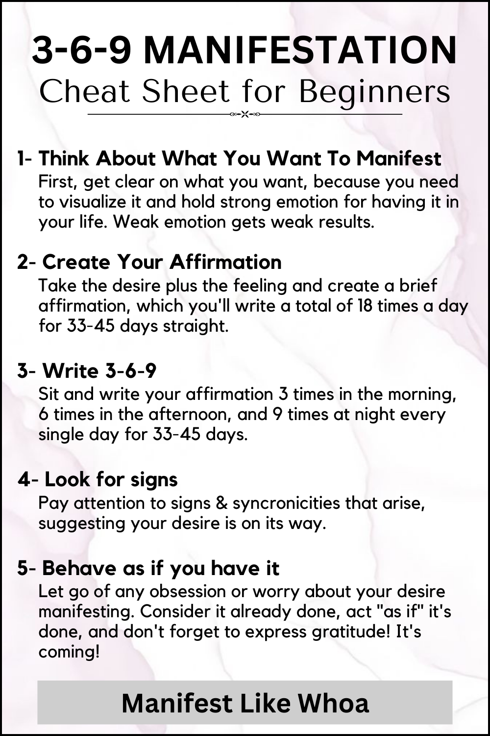 Best 12 3 6 9 Manifestation Cheat Sheet For Beginners Law Of