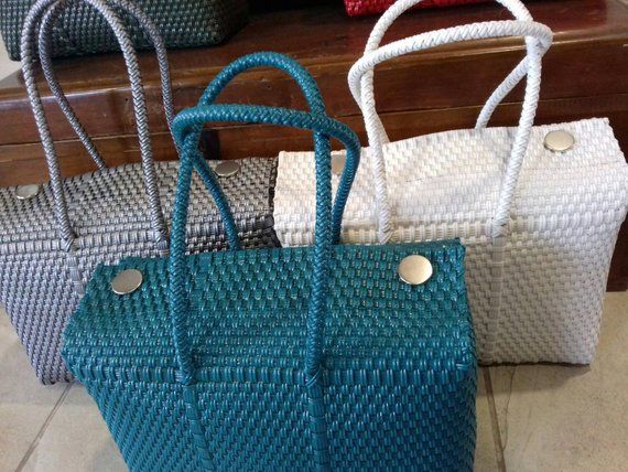 Bolsas Artesanales De México Tejidas A Mano Handwoven Bags Etsy Bolsas Artesanales Cestas